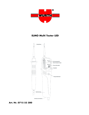 Würth 0715 53 300 Bedienungsanleitung | Manualzz