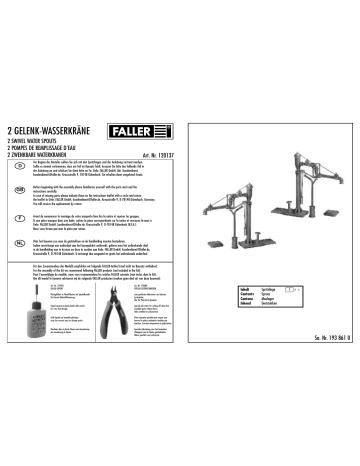 Faller 120137, 131007 Montageanleitung | Manualzz