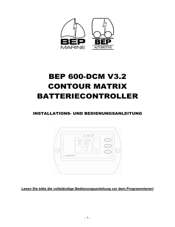 BEP 600-DCM V3.2 Bedienungsanleitung | Manualzz