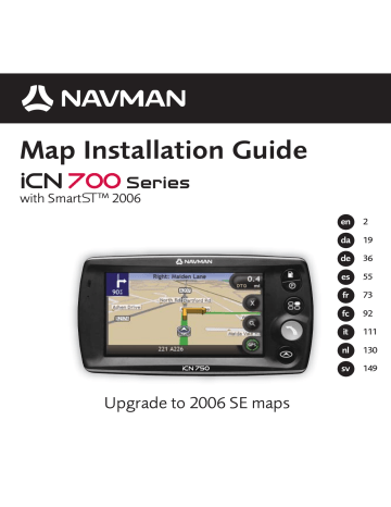 Navman iCN 700 Series Installationsanleitung | Manualzz