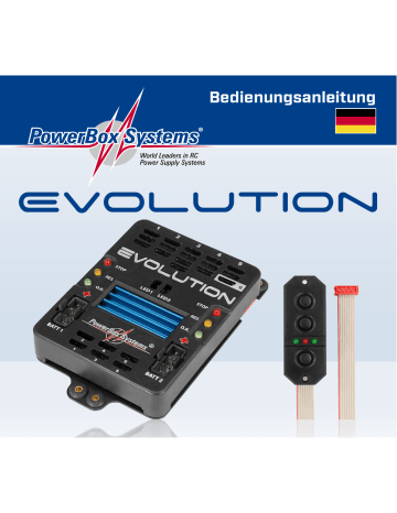 PowerBox Systems Evolution Bedienungsanleitung | Manualzz