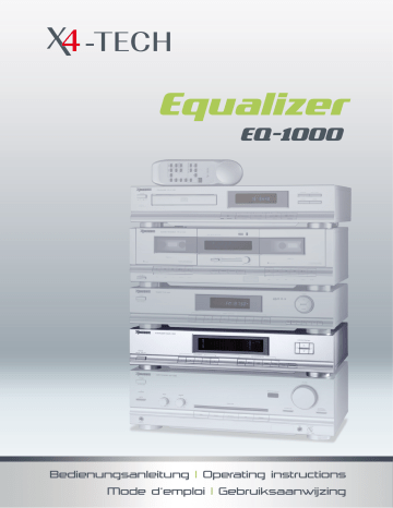 X4-TECH EQ-1000 Bedienungsanleitung | Manualzz