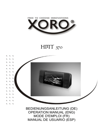 Xoro HMT370 Bedienungsanleitung | Manualzz