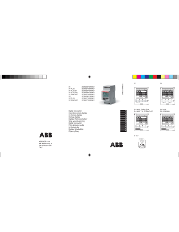 ABB D1 PLUS 24, D1 SYNCHRO, D2 PLUS, D2 SYNCHRO Bedienungsanleitung | Manualzz