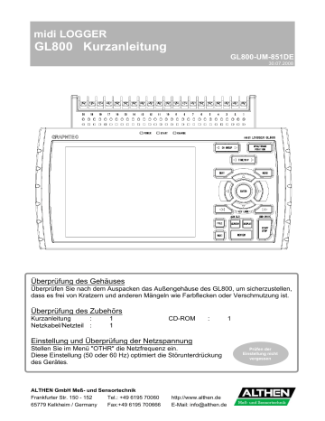GRAPHTEC GL800 Schnellstartanleitung | Manualzz