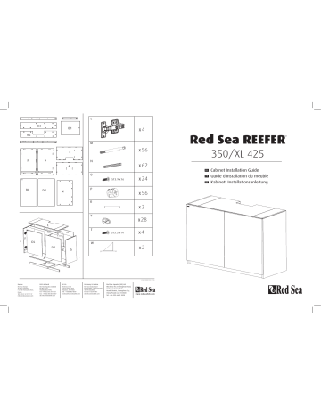 Red Sea REEFER 350/XL 425 Installationsanleitung | Manualzz