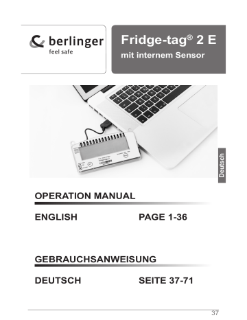 berlinger Fridge-tag 2 E Bedienungsanleitung | Manualzz
