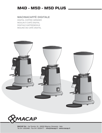 MACAP M4D, M5D, M5D PLUS Handbuch | Manualzz