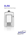 Genadyne XLR8 Negative Pressure Wound Therapy User Manual | Manualzz