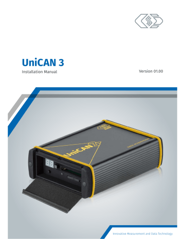 CSM UniCAN 3 Installation Manual | Manualzz