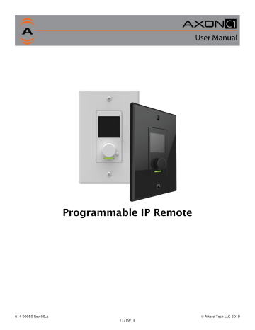 Axon C1 User Manual | Manualzz