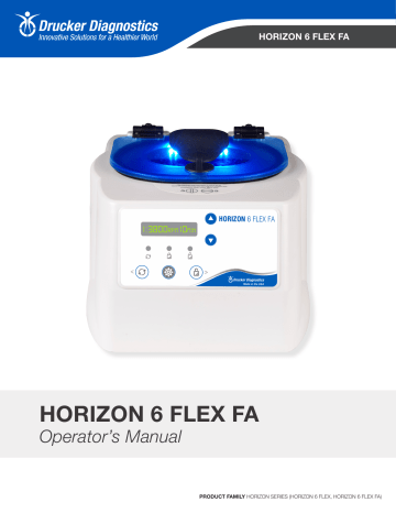 Drucker Diagnostics Horizon Series, Horizon 6 Flex, Horizon 12 Flex ...