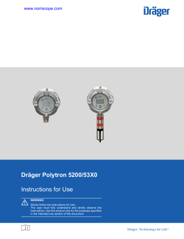 Dräger Polytron 5200, Polytron 53X0 Instructions For Use Manual | Manualzz