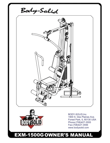 Body Solid EXM-1500G Owner's Manual | Manualzz