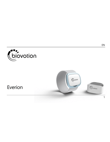 biovotion Everion Instructions For Use Manual | Manualzz
