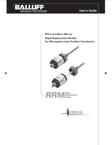 Balluff Micropulse BTL5 Series User Manual | Manualzz