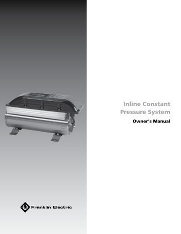 Franklin Electric Inline 1100 Owner's Manual | Manualzz