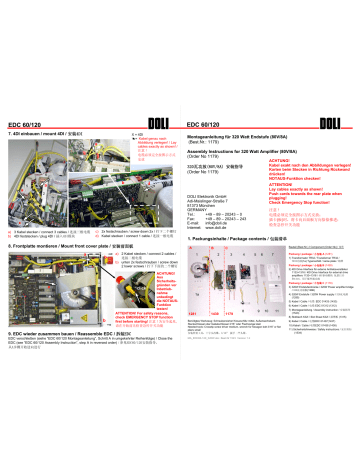 Doli EDC 120 Assembly Instruction | Manualzz