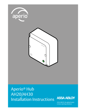 Assa Abloy Aperio AH30 Installation Instructions Manual | Manualzz