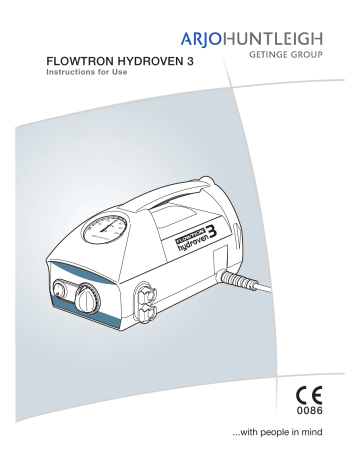 Arjohuntleigh FLOWTRON HYDROVEN 3 Instructions For Use Manual | Manualzz