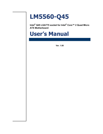 Advansus LM5560-Q45 User Manual | Manualzz
