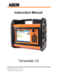 ABEM Terrameter LS 2 User Manual | Manualzz