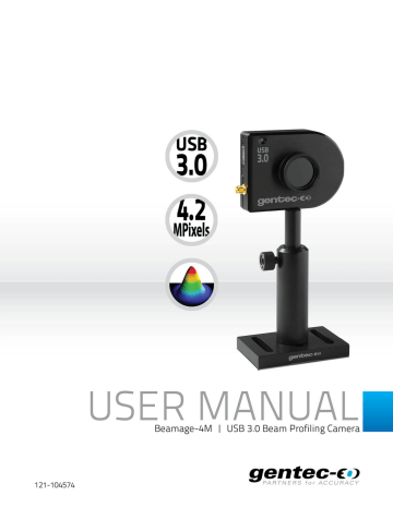 Gentec-EO Beamage-4M User Manual | Manualzz