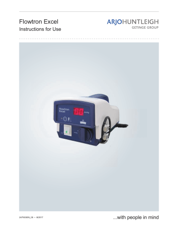 Arjohuntleigh Flowtron Excel Instructions For Use Manual | Manualzz