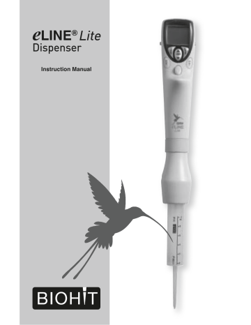 Biohit eLINE Lite Instruction Manual | Manualzz