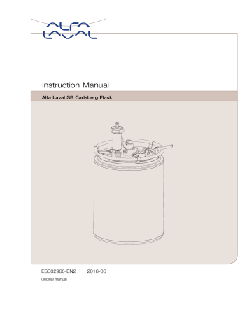 Alfa Laval SB Carlsberg Flask Instructions | Manualzz