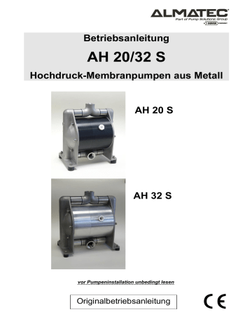 Almatec AH 20/32 S Bedienungsanleitung | Manualzz