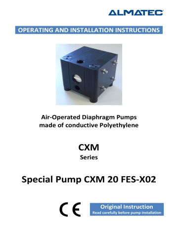Almatec CXM 20 FES-X02 Owner's Manual | Manualzz