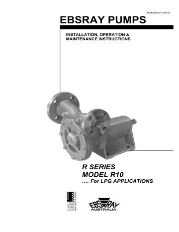 Ebsray R10 Installation Operation Manual | Manualzz