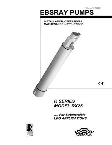 Ebsray RX25 Installation Operation Manual | Manualzz