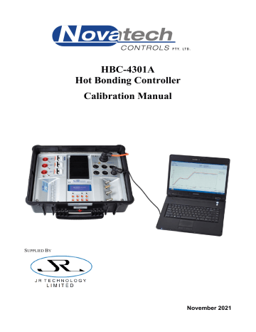 Novatech Controls HBC-4301a Hot Bonding Controller Manual | Manualzz