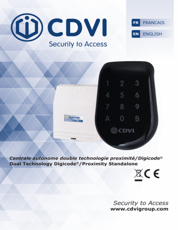 CDVI SOLAR-2R Controller Manual | Manualzz