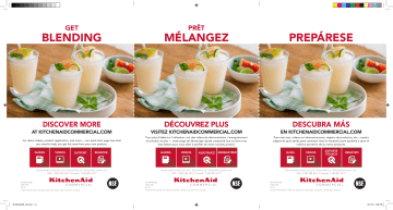 KitchenAid KSBC1B0BM Blender Quick Reference Manual | Manualzz