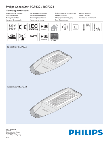 Philips BGP323 GRN195--3S/740 I DM FG AL SI Instructions | Manualzz