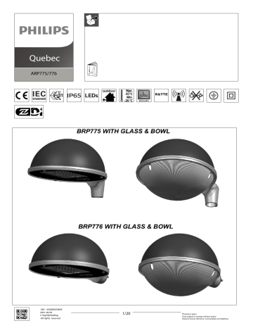 Philips Quebec LED Mode d'emploi | Manualzz