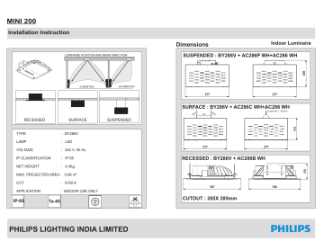Philips BY286V LED85S CW SK PSU FG WH Instructions | Manualzz