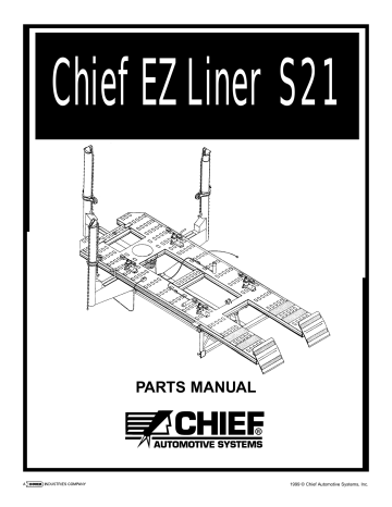 Chief S21 Parts Manual | Manualzz