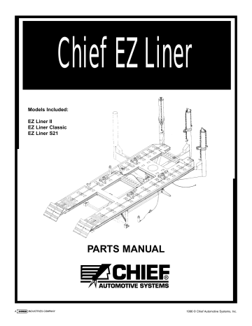 Chief EZ Liner Parts Manual | Manualzz