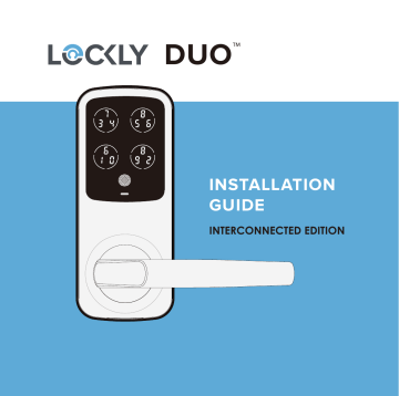 Lockly Interconnected Latch and Deadbolt Installation Guide | Manualzz