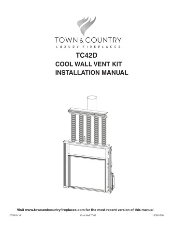 Building the Lumber Frame. Town & Country Fireplaces TC42 Optional Heat ...