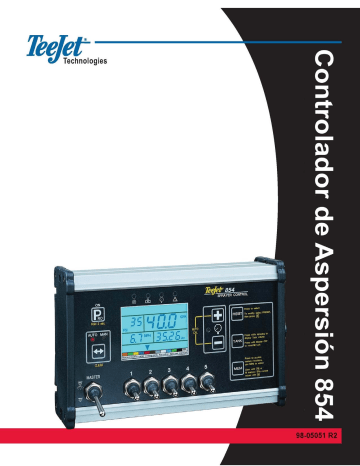 TeeJet 854 Sprayer Controls Guía del usuario | Manualzz