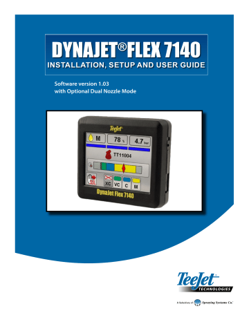 TeeJet DynaJet Flex 7140 User Manual | Manualzz