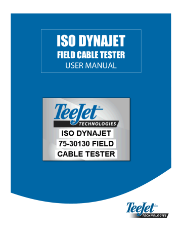 TeeJet ISO DynaJet User Manual | Manualzz