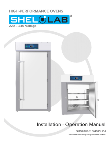 ShelLab High-Performance Oven Manual | Manualzz