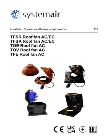 Systemair TFSR 160 EC Sileo Red Instruction | Manualzz