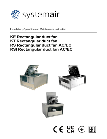 Systemair RSI 80-50 EC sileo Instruction | Manualzz